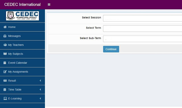CEDEC International Schools: How To Check Academic Results on the ...