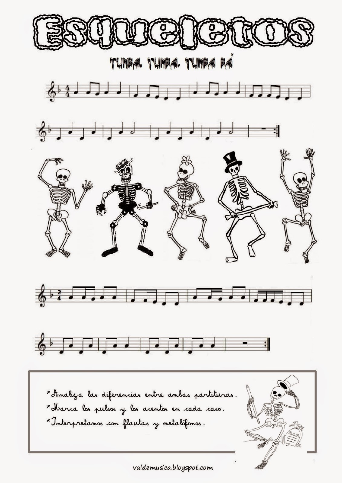 VALDEMÚSICA: MÚSICA PARA BRUJOS, ESQUELETOS Y FANTASMAS