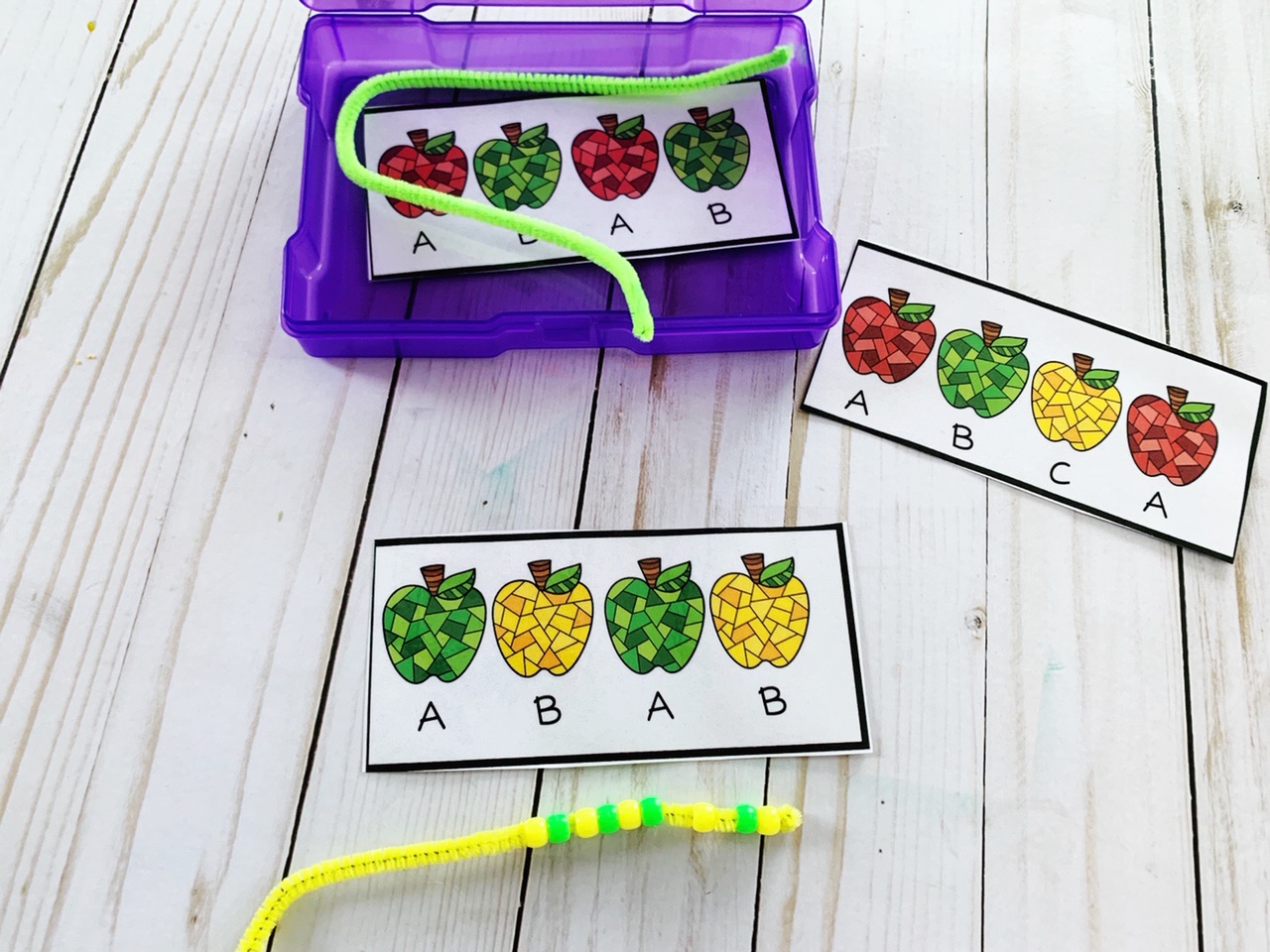 September Fine Motor Task Boxes for Preschool