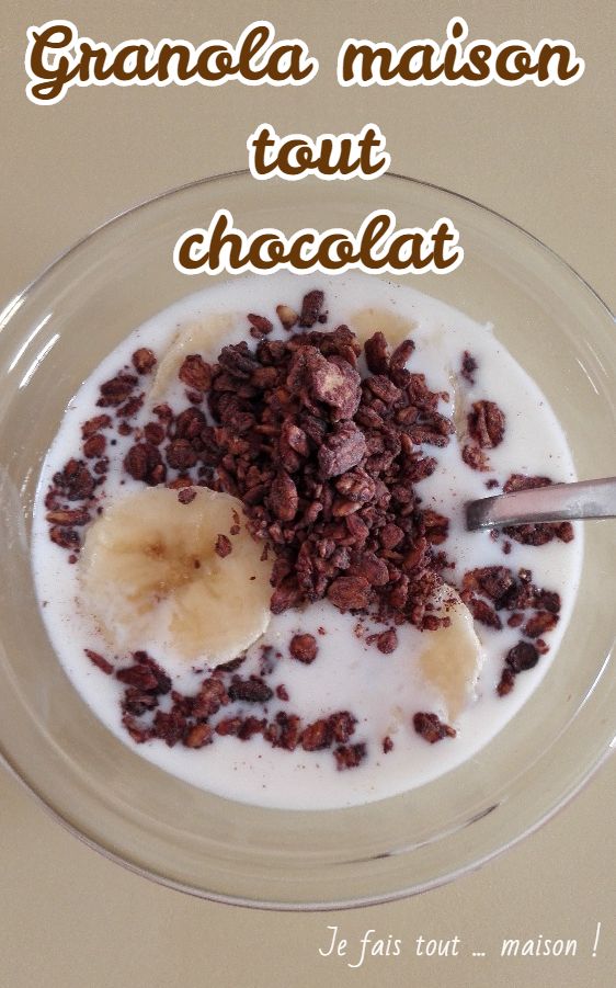 Granola maison au chocolat