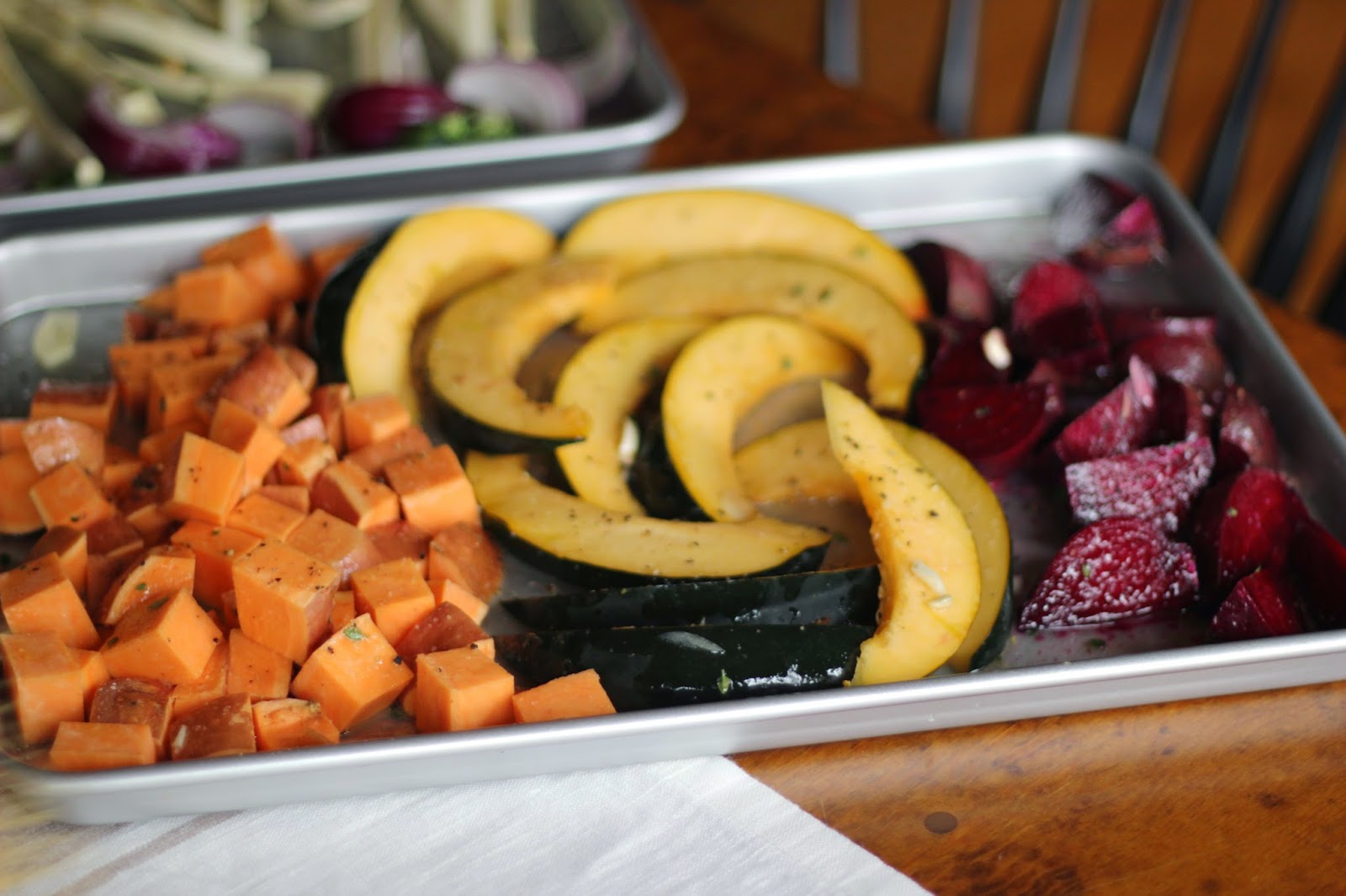 Roasted Root Vegetable Platter with Lemon, Shallot & Thyme Vinaigrette ...