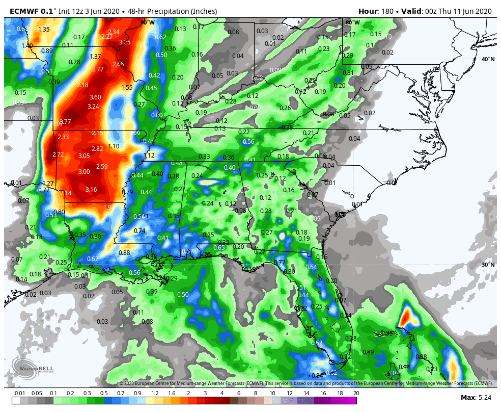 MWN Blog: How long will the heat last, and will Cristobal affect Mid ...