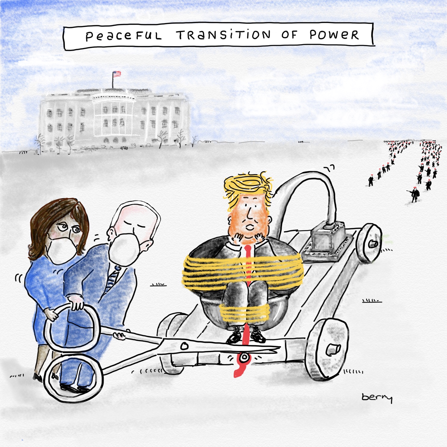 berry cartoons: Peaceful Transition of Power