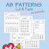 A Little Train: Cute animal AB patterns. Copy, extend, complete and ...