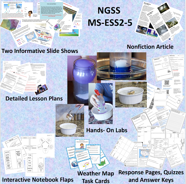 Air Pressure, Air Masses and Weather Fronts NGSS MS-ESS2-5 - Teaching ...