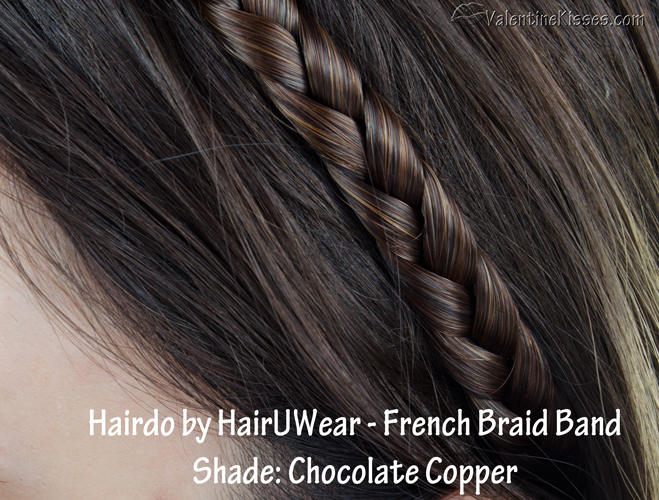 Valentine Kisses: Hairdo by HairUWear Clip-In Bang & French Braid Band ...