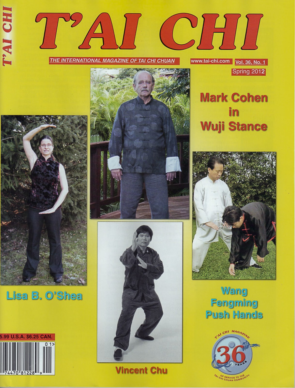 Nine Heaven Chi Gung Clinic - Maui: ON THE COVER OF TAI CHI MAGAZINE