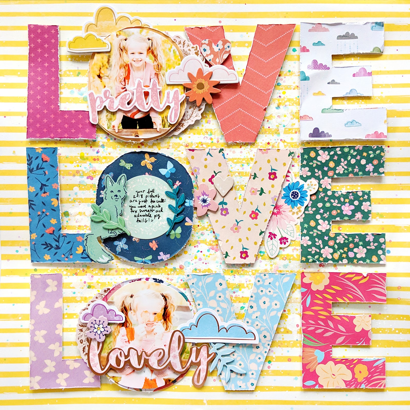 Love Love Love Layout for Paige's Pages 17 | Paige Taylor Evans