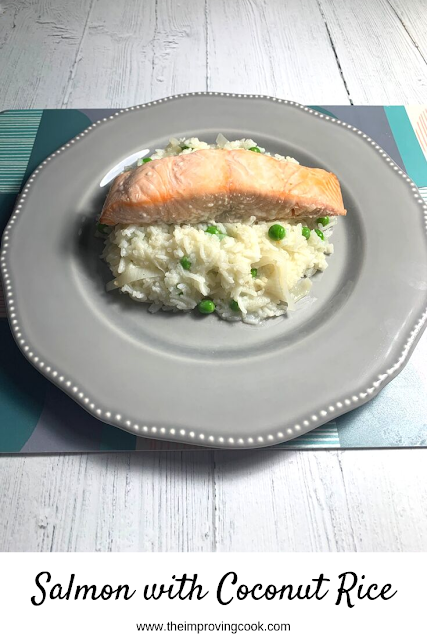 Salmon with Coconut Rice