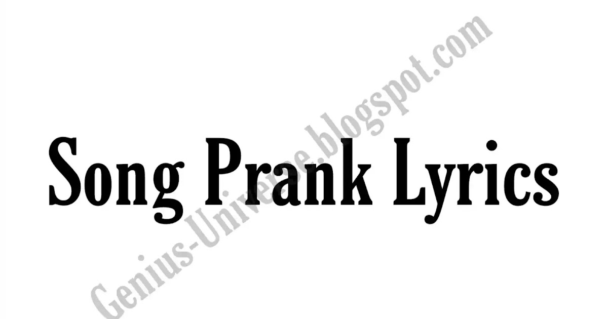 Song Lyrics Prank On Boyfriend song-lyrics-prank-on-boyfriend