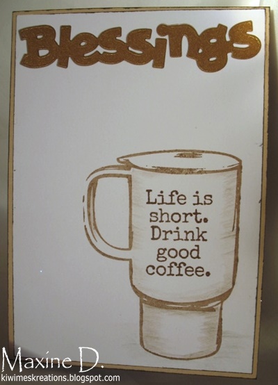 Kiwime's Kreations: Coffee Blessings