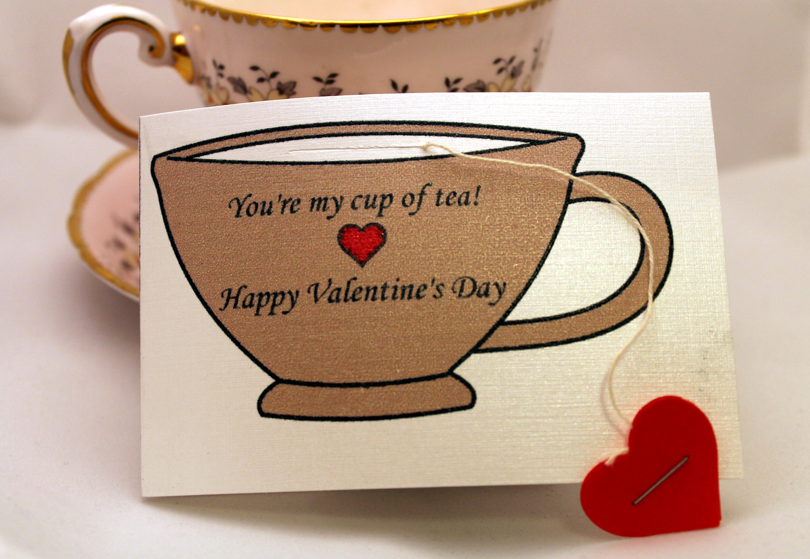 Simple Silver Linings: Make Your Own Tea Favor Valentines - With a Free ...