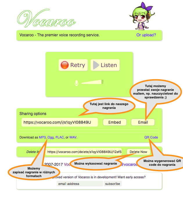 Jak używać Vocaroo w pracy domowej? How to use Vocaroo for homework ...