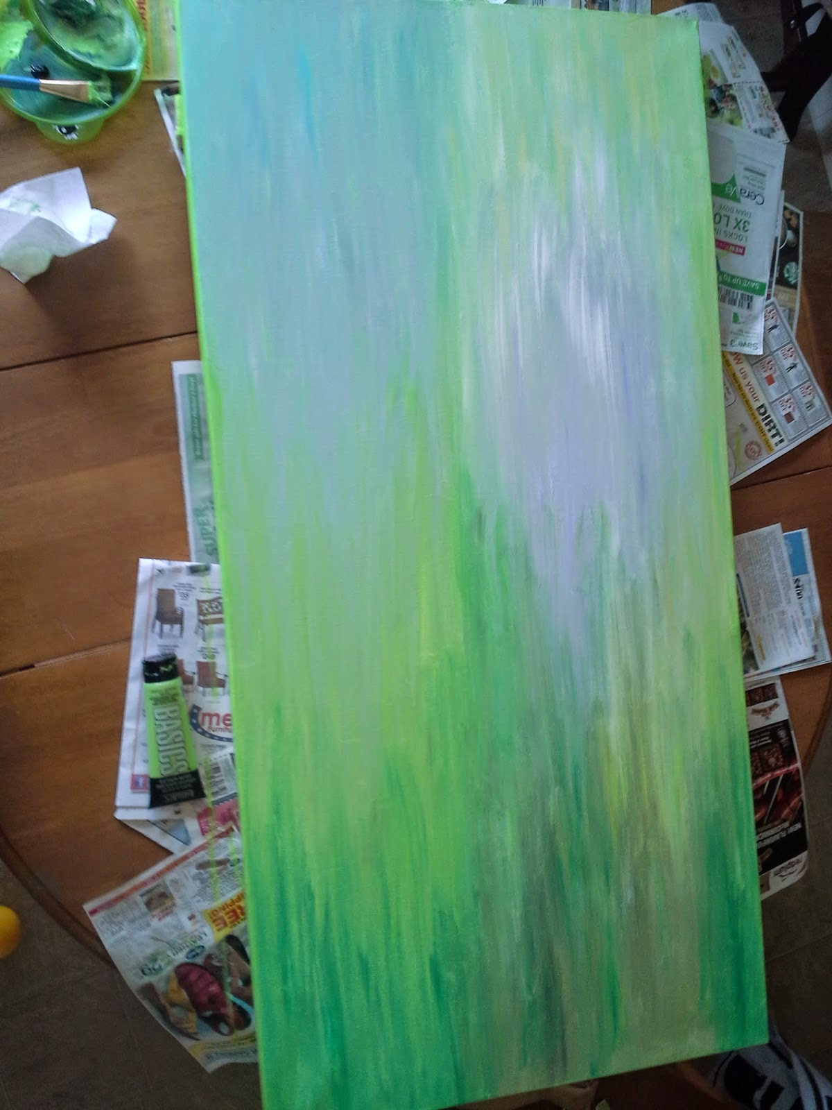 Glimmercat: Painting Birch Trees on Canvas Tutorial