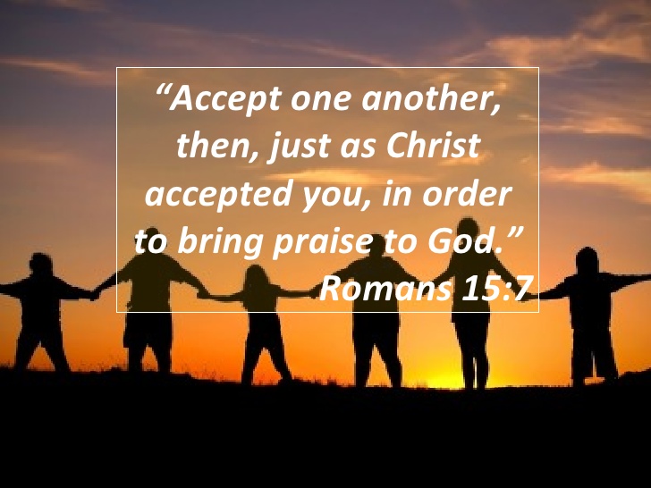 Moms 4 Missions: Accept One Another - Romans 15:7-13 Moms 4 Missions: Accept One Another - Romans 15:7-13