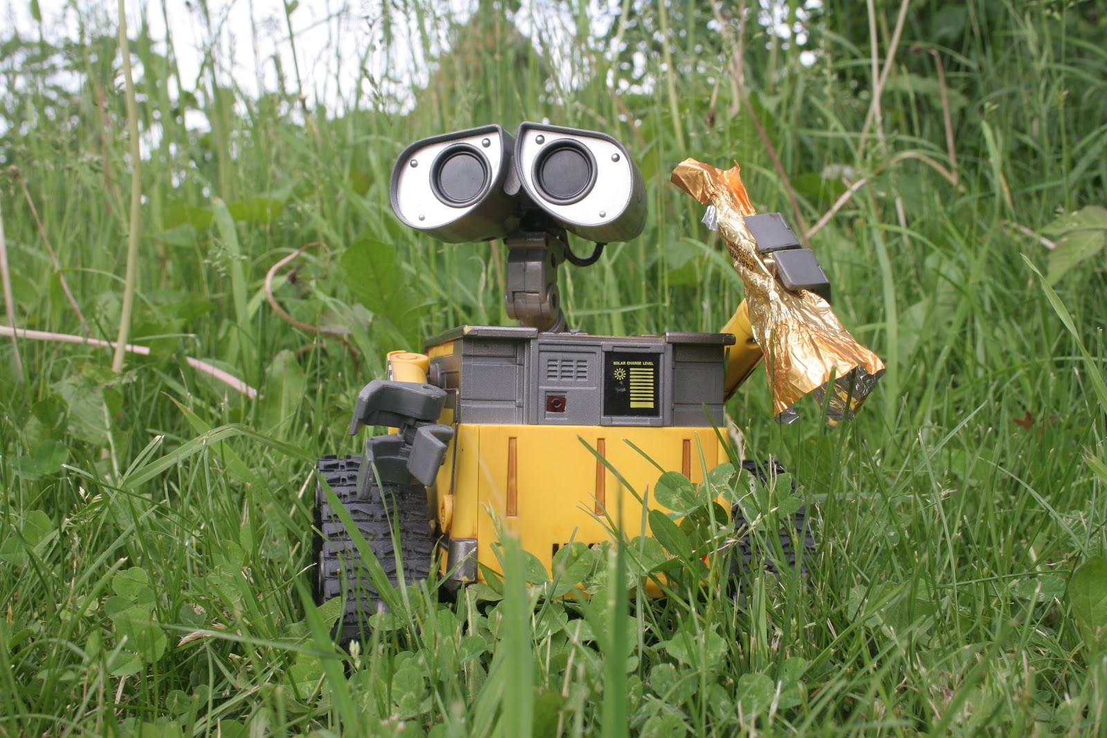 Vesper Luna: Wall-E Cleaning Up Oakledge Park