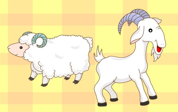 Clipart Goat Jesus Parable Sheep