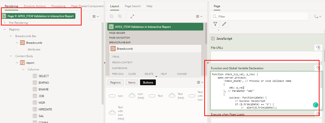 Apex Item Validation In Classic Interactive Report Oracle Apex 5 1 Ontoor Solutions
