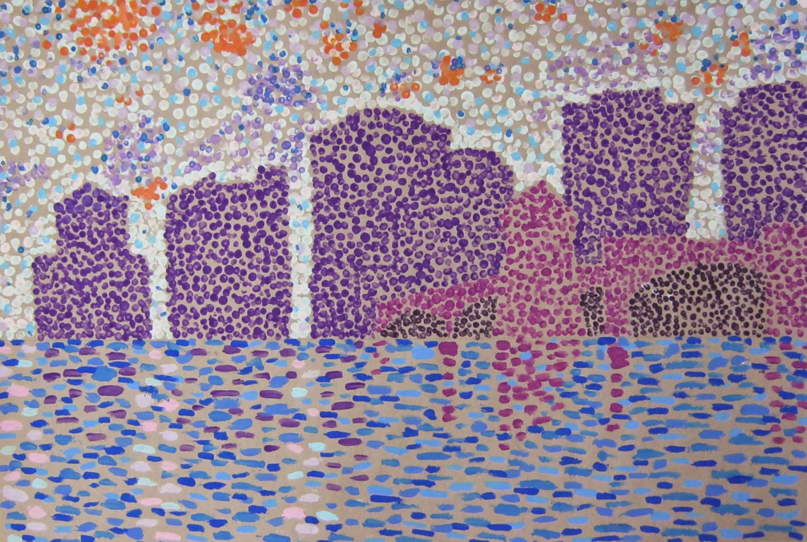 Mr. B's Studio Art 2015-16: Pointillism