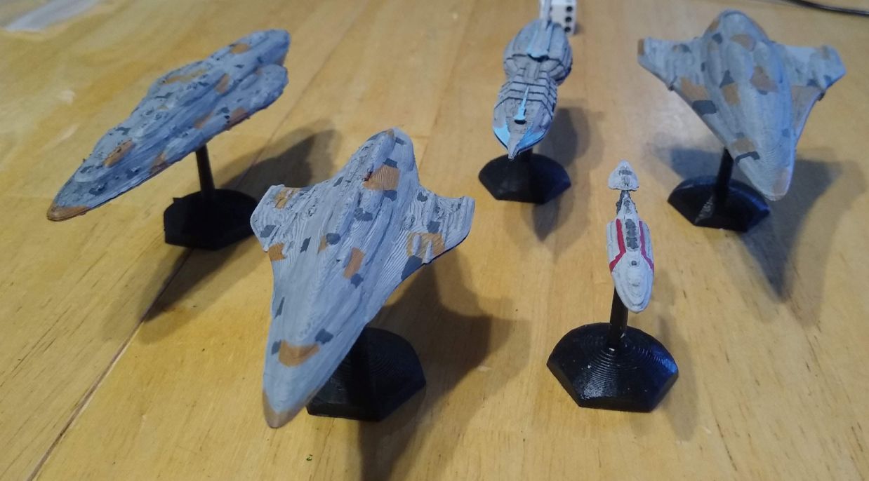 Lando's Wargames: 3D Printed Star Wars Ships