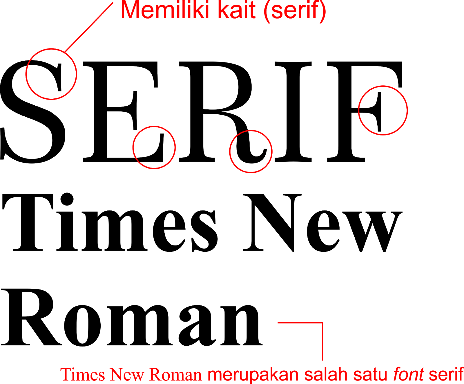 Apa Itu Font Sans Serif?, Perbedaan Sans Serif Dengan Serif | Digital ...
