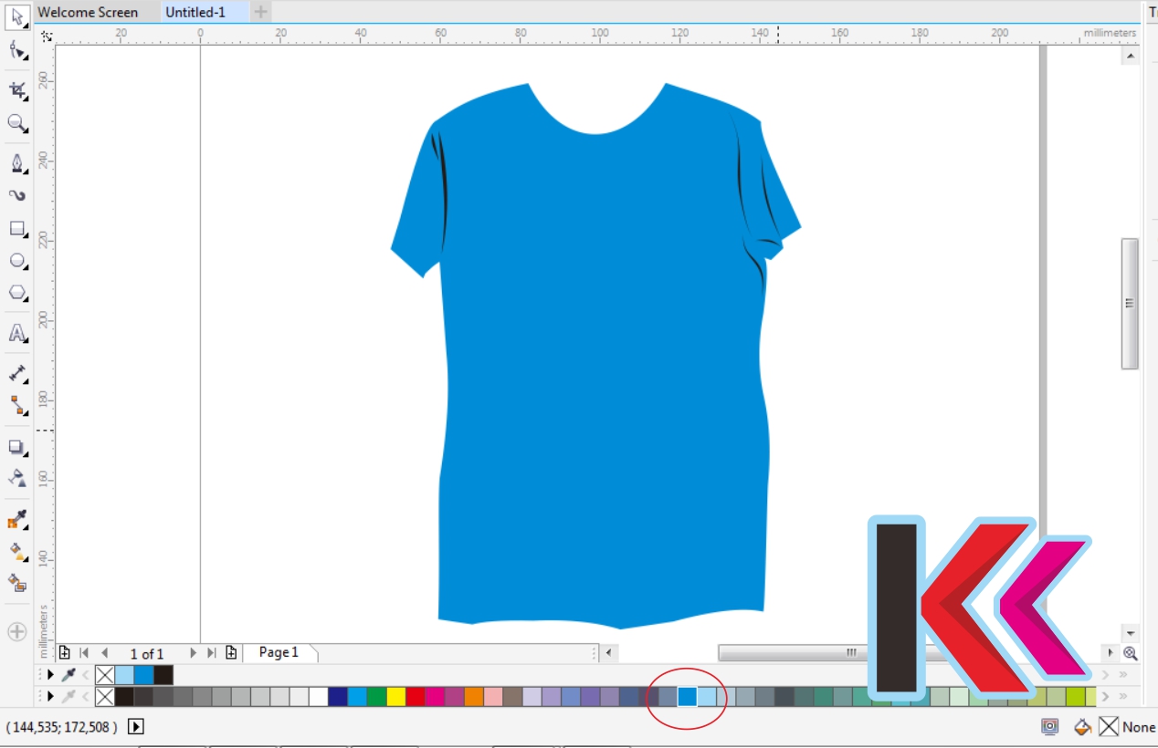 Cara Membuat Desain Baju dan Kaos Distro Dengan Coreldraw - Kito Iso Kreatif Digital