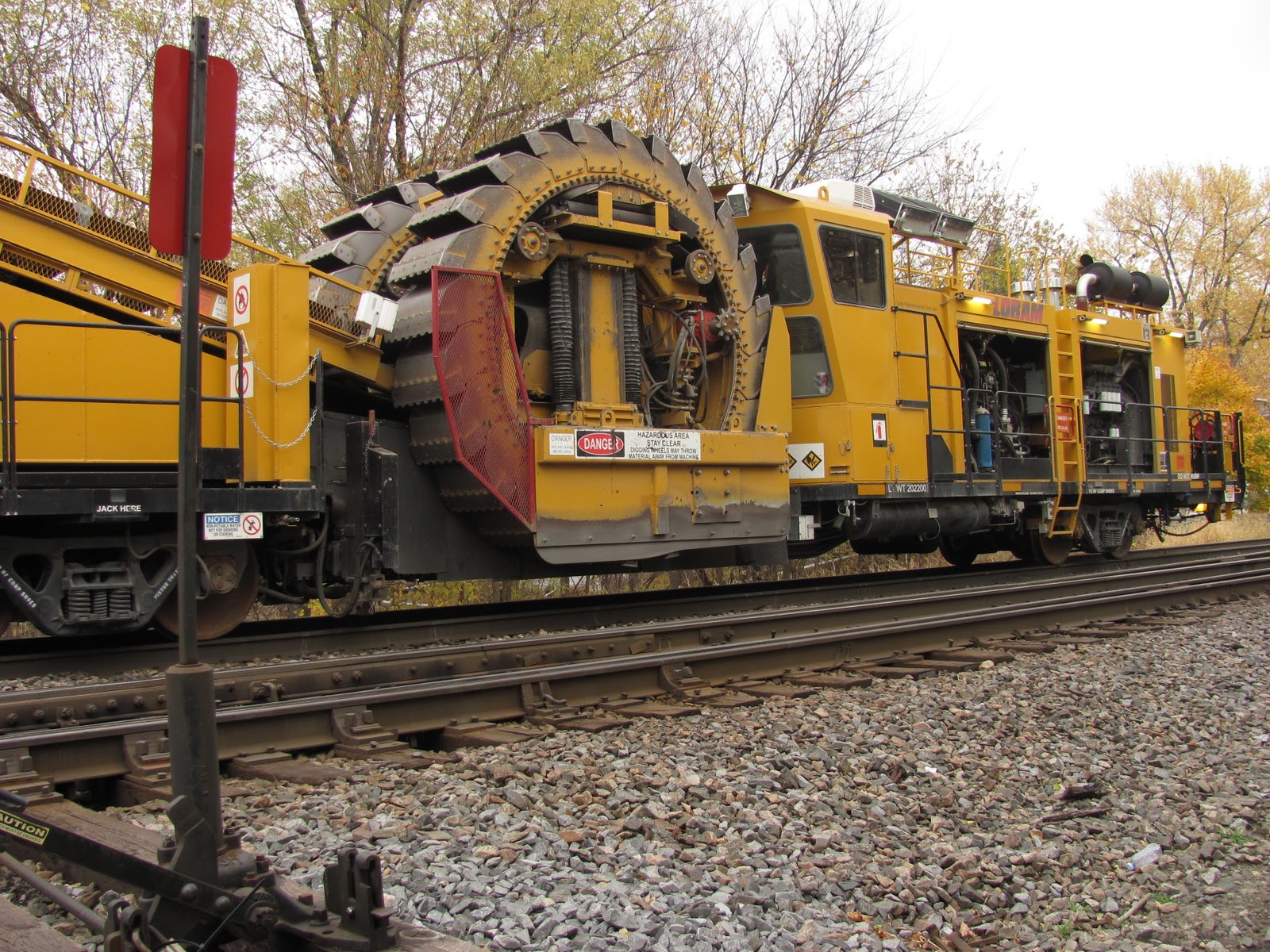 curving back: on the railroad bridge