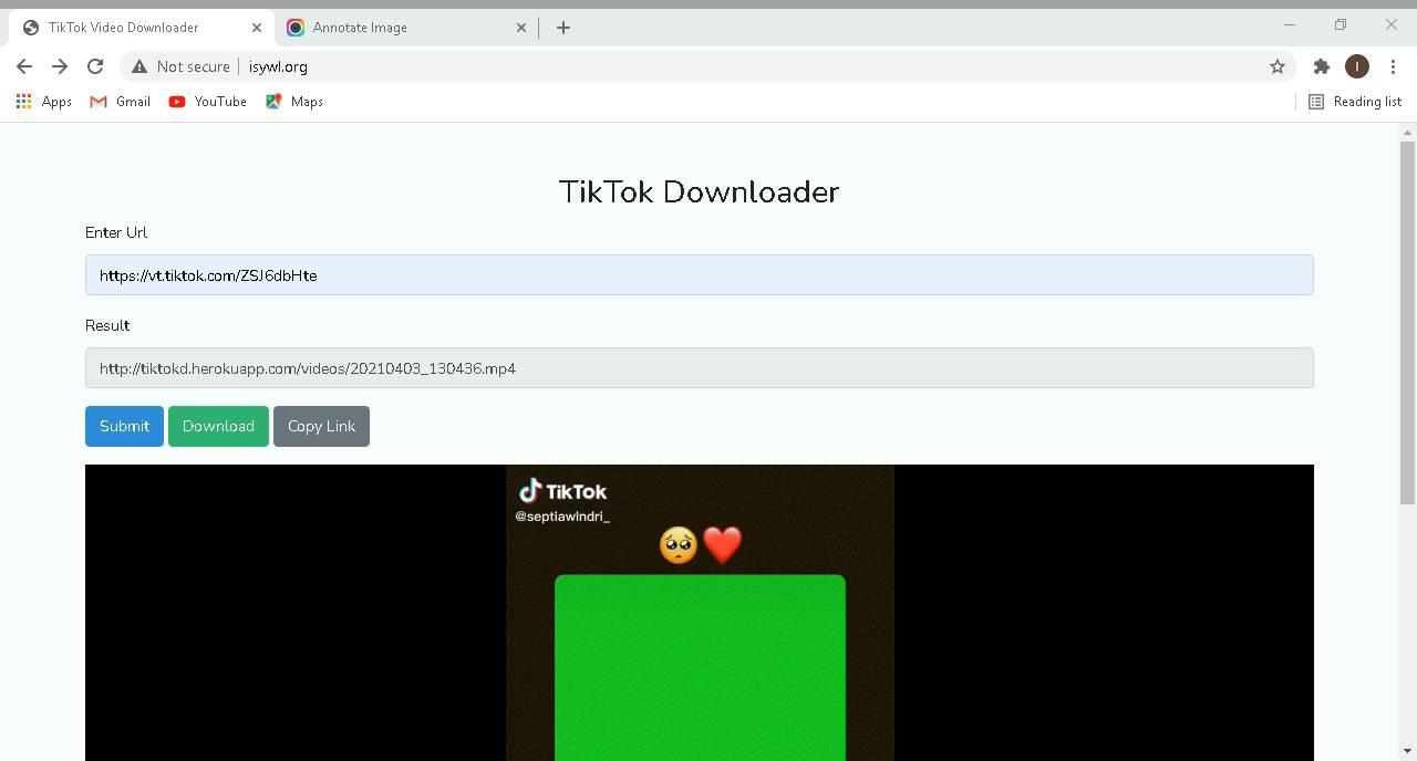 √ Source Code Aplikasi Tiktok Video Downloader Laravel Candil Code