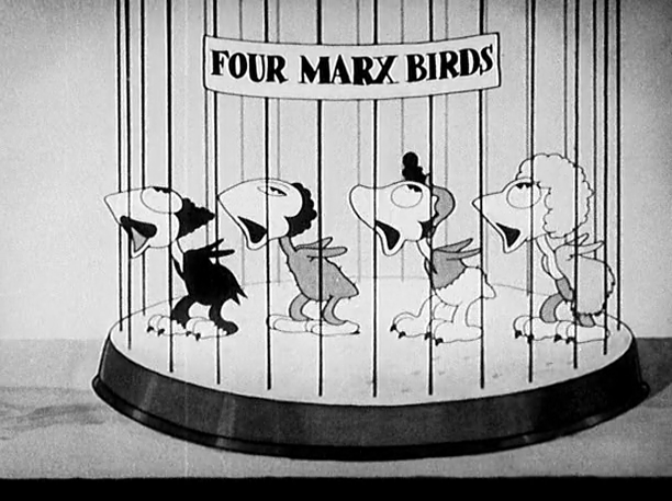 Tralfaz: Groucho, Zeppo, Chico, Harpo and Birdo