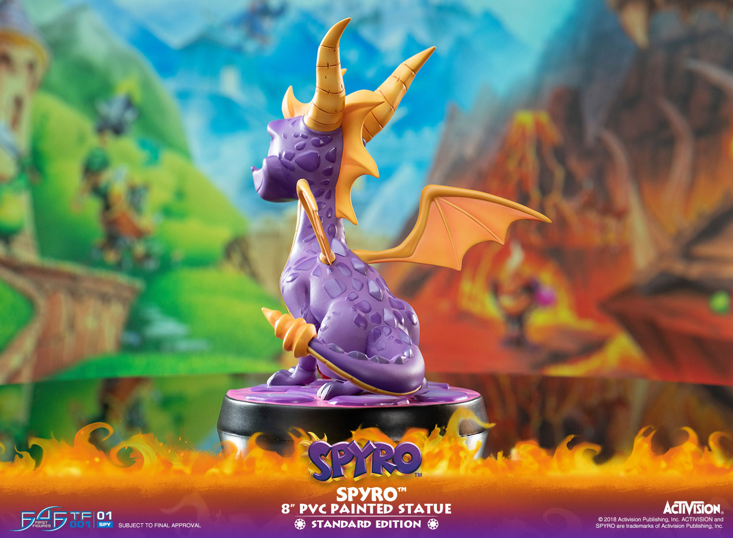 Spyro the Dragon PVC Statue (First 4 Figures)