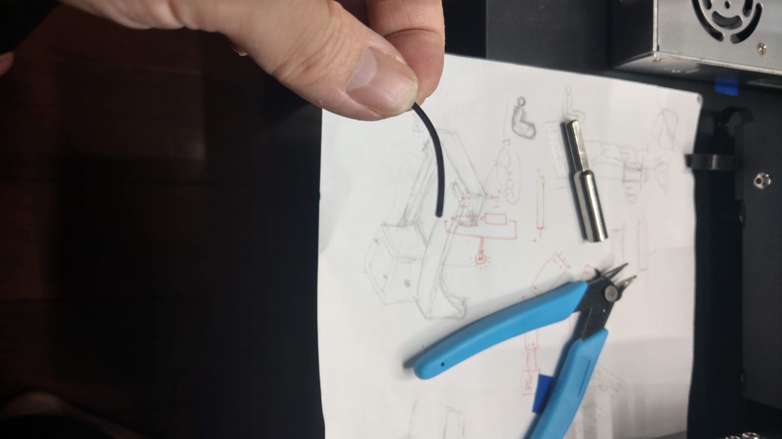 3D Print; Howto remove broken filament