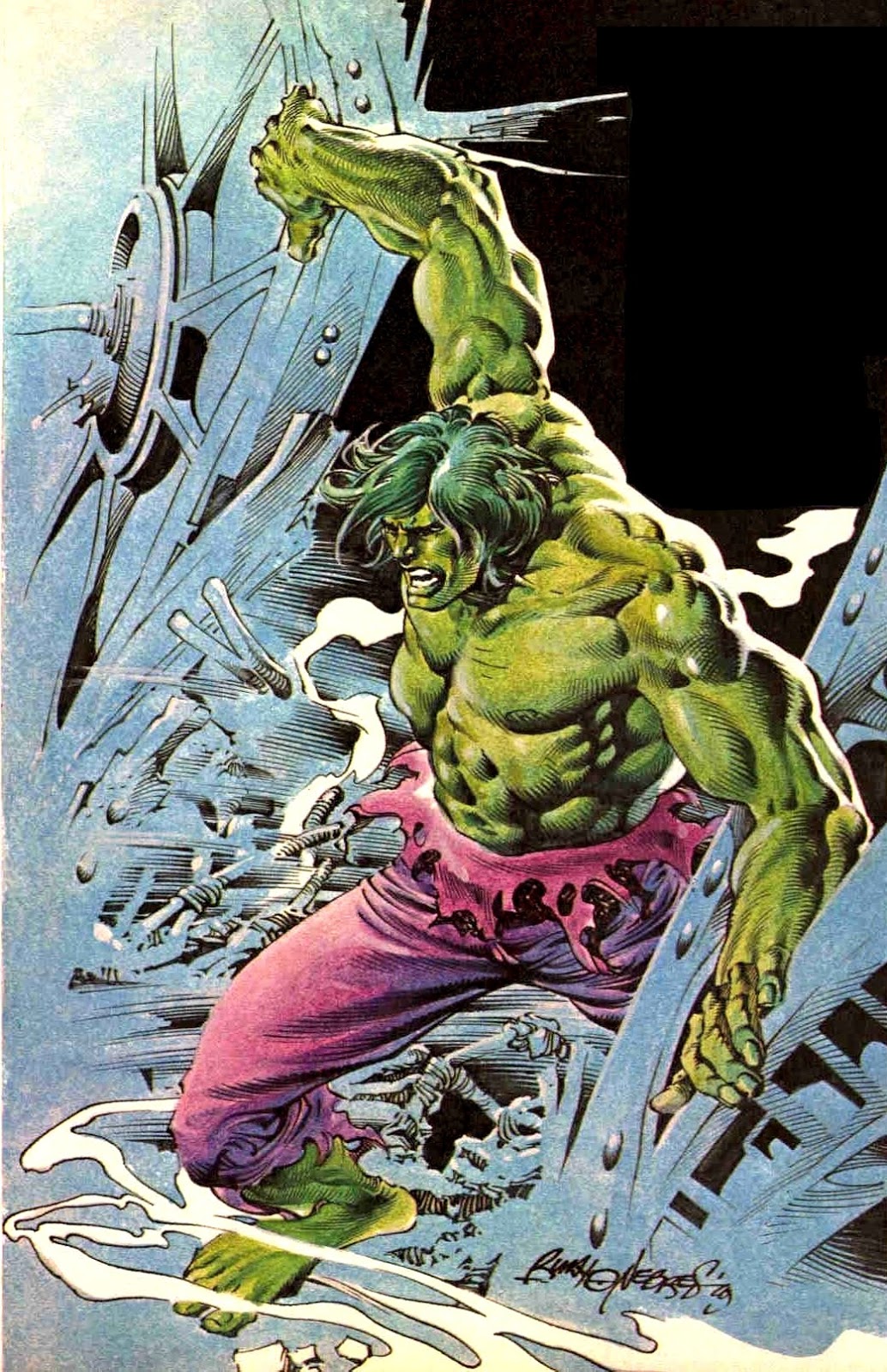Marvel Comics of the 1980s: 1979 - The Incredible Hulk by Rudy Nebres
