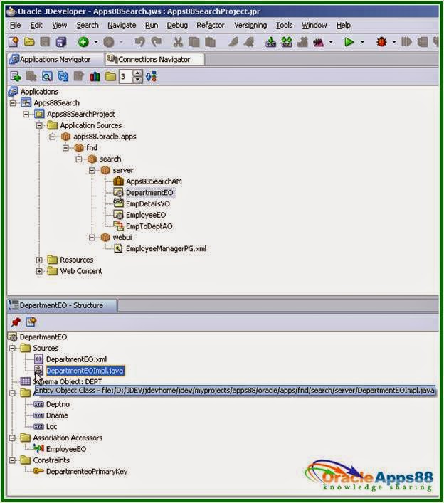 Oracle Applications Oracle Application Framework Oaf Creating Search Page
