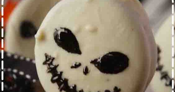 Jack Skellington Oreo Pops - Amazing Recipes Foods