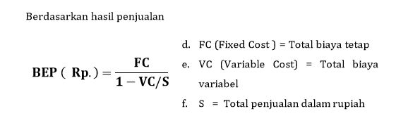 Analisis R/C, B/C, dan BEP - Our Akuntansi