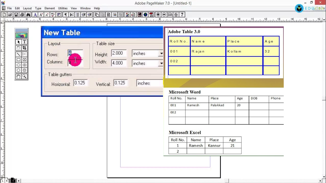 Adobe Pagemaker - Training Course - Multimedia Design