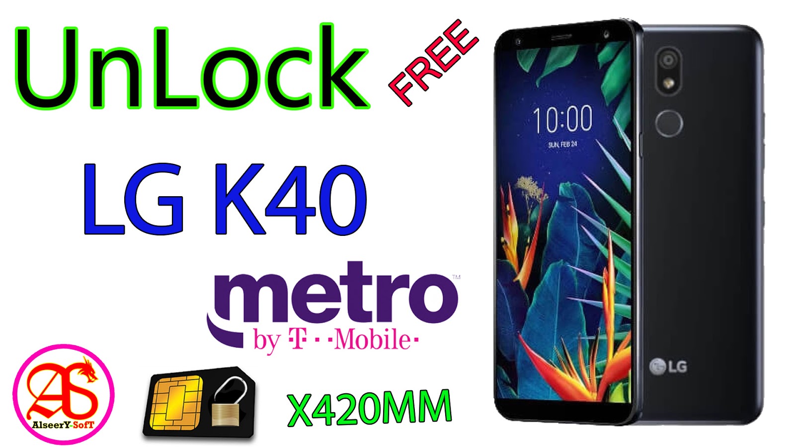 AlseerY SofT: Unlock sim