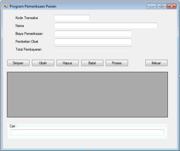 Membuat Program Pembayaran Pasien Sederhana Dengan Vb.Net - Qualov