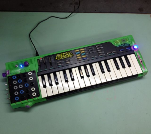 MATRIXSYNTH: Diabolical Circuit Bent Casio Sk-10 & Zombie Green SK-1