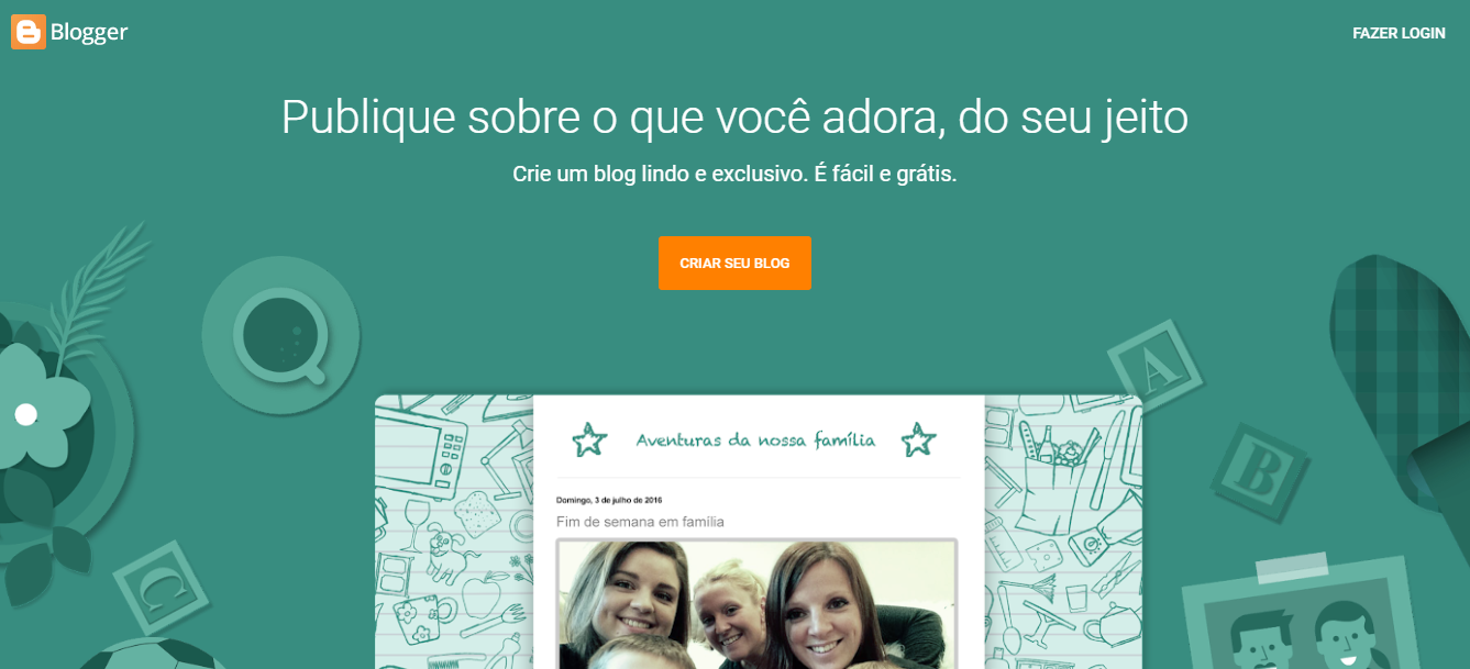 Passo a passo de como criar um blog gratuito no blogger (com imagens ...