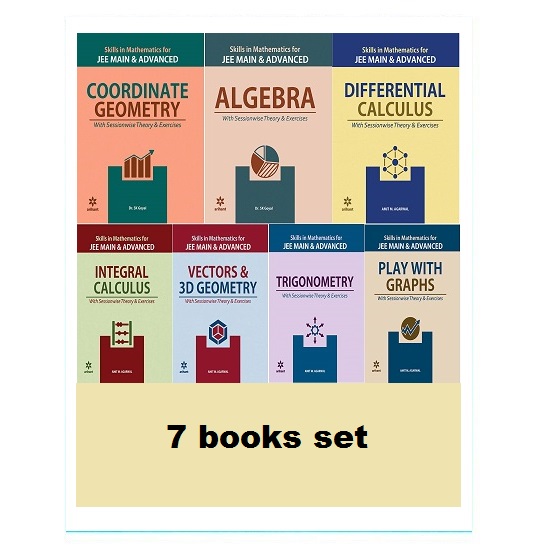 Arihant Mathematics Text Books For JEE Main and Advanced - Set of 7 ...