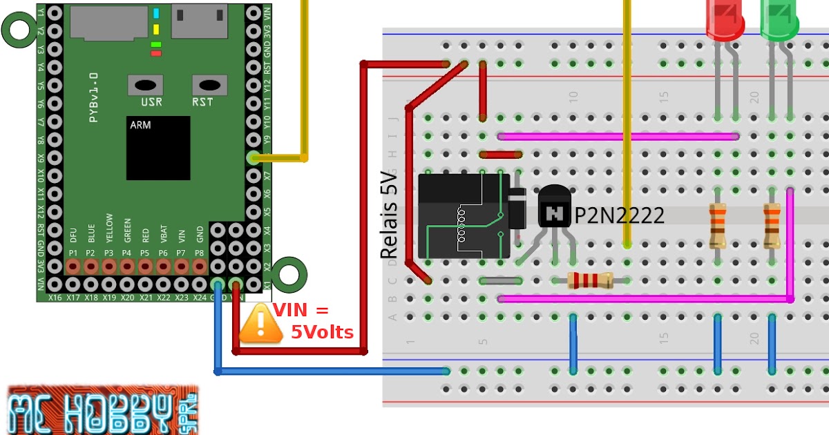 Micropython Commande De Relais Mchobby Le Blog