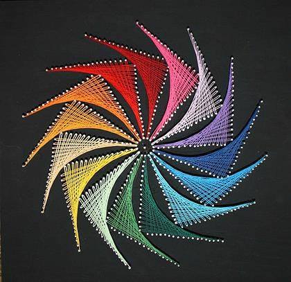 Tina's handicraft : string art tutorial