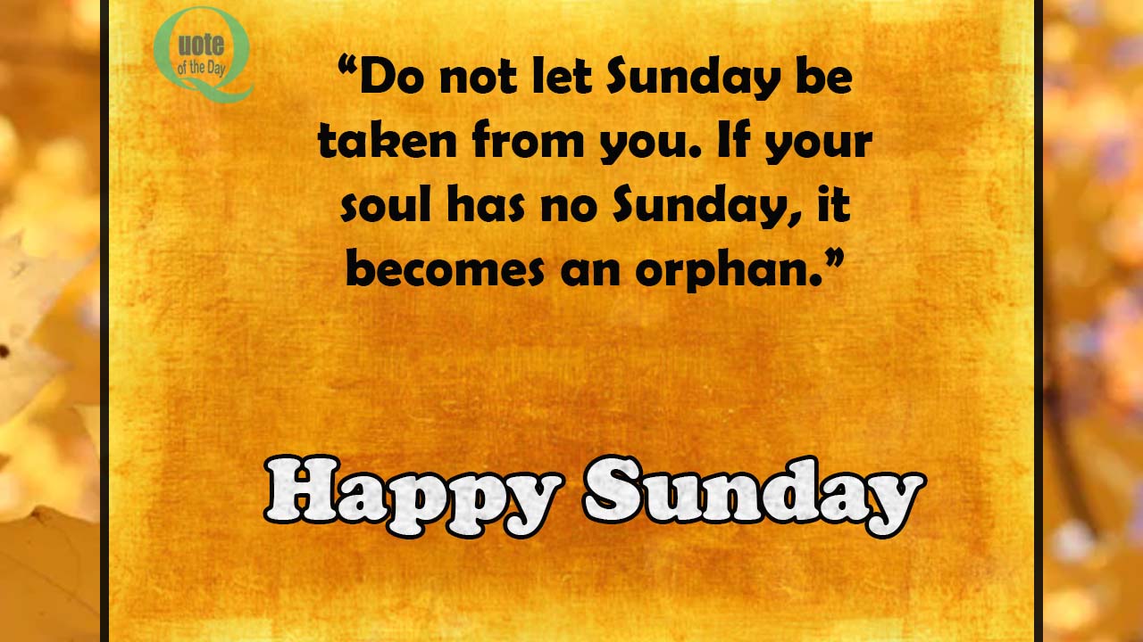 Happy Sunday Quotes Images