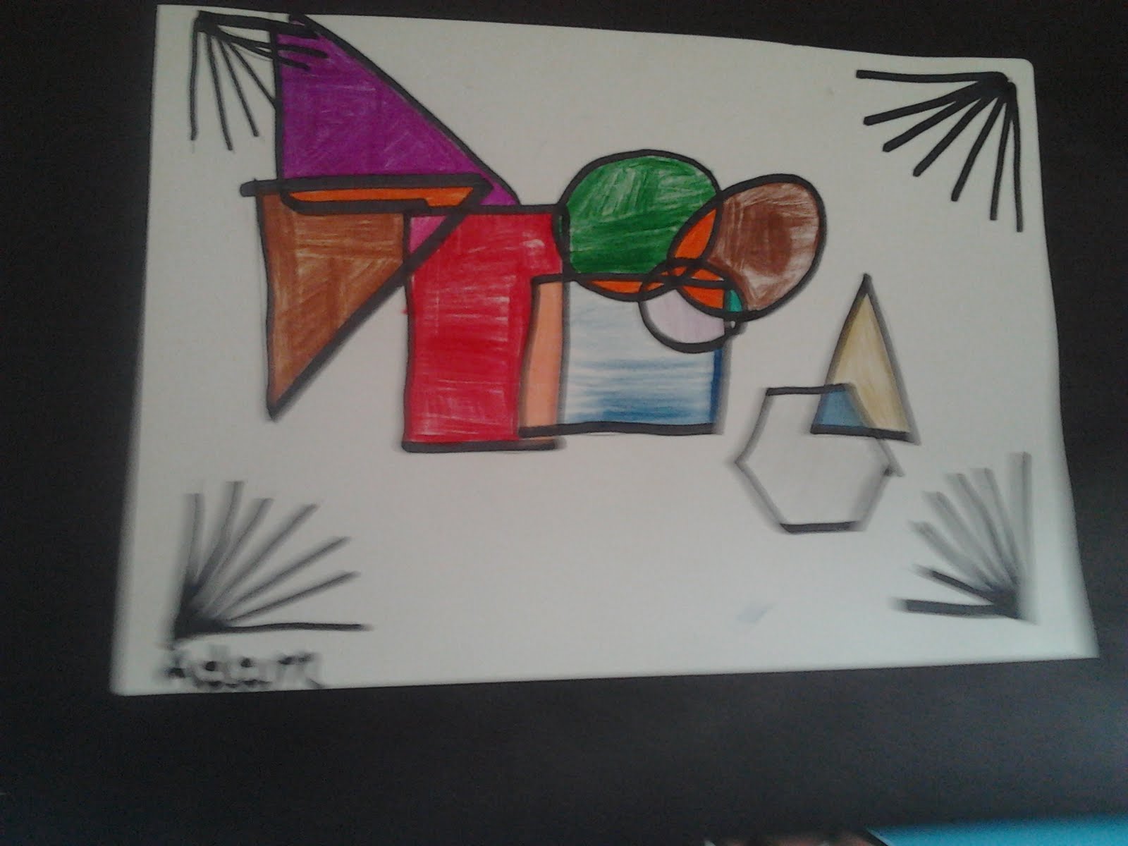 Larriers 3rd Class: 2D shape art