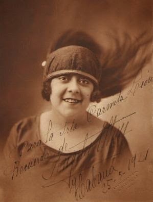 FORGOTTEN OPERA SINGERS : Angeles Ottein (Soprano) (Algete 1895 ...