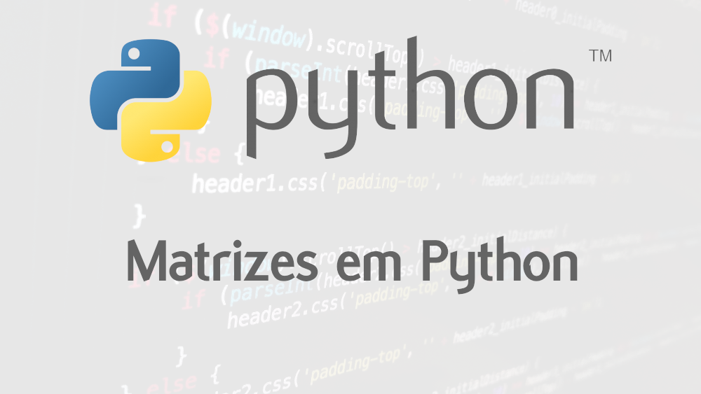Matrizes Em Python ~ Acervo Lima