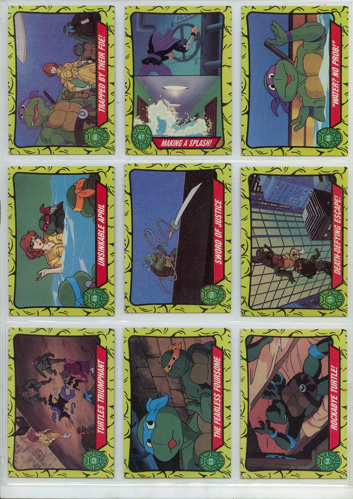 squer's TMNT Collection: 1989 TOPPS TMNT TRADING CARDS (FULL SET)