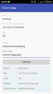 Cara Membuat Aplikasi Android Form Input Data Sederhana