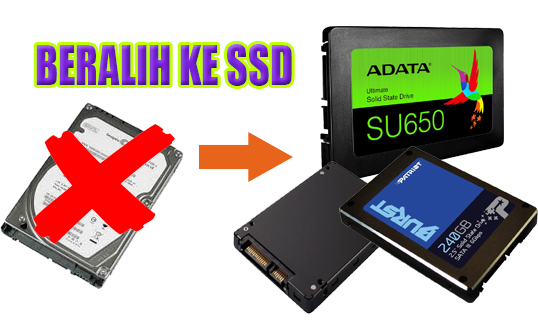 Perbedaan Menggunakan Hardisk Dengan SSD